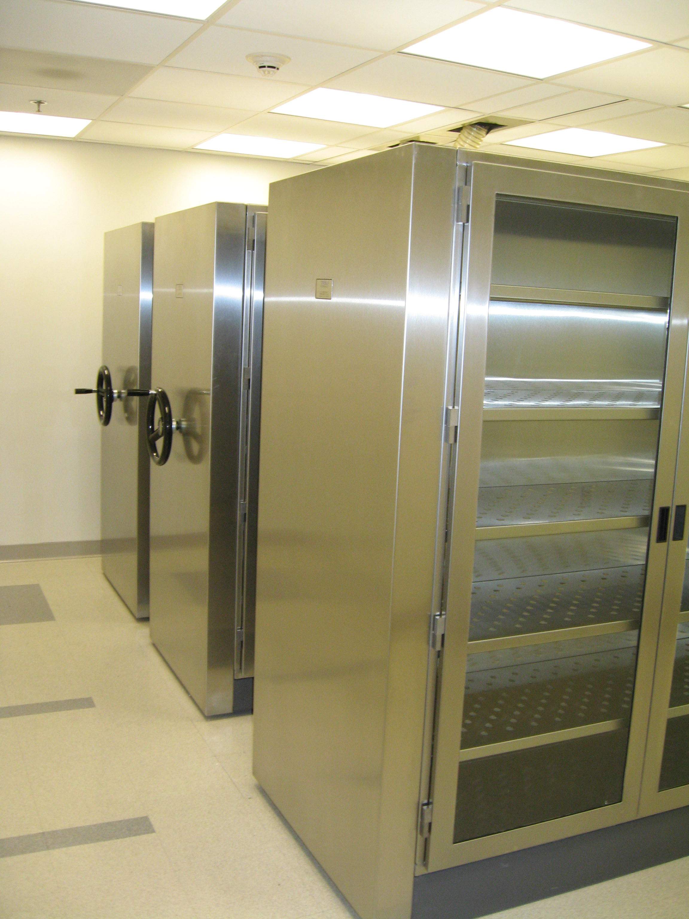 High Density Vented Mobile Storage - GROSS PATHOLOGY